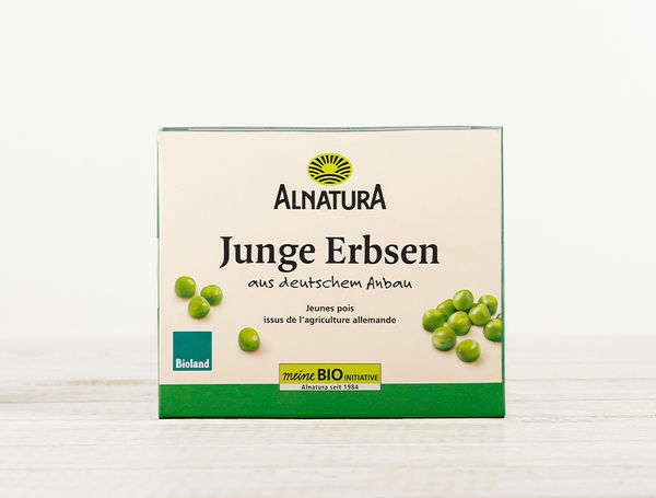 Bio Junge Erbsen, 450g von Alnatura schnell liefern lassen