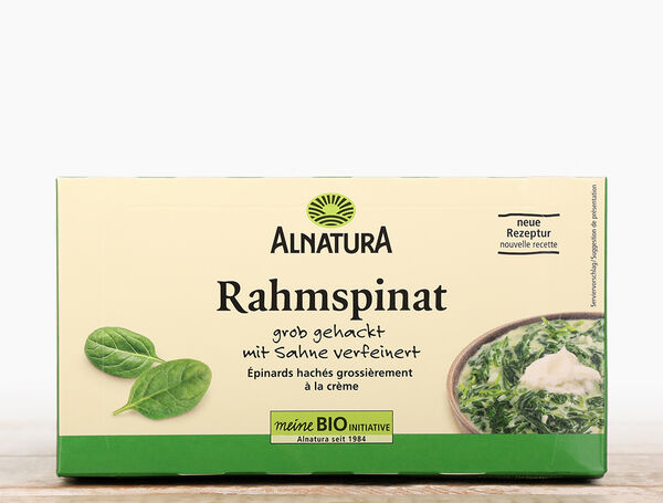 Bio Rahmspinat, 450g von Alnatura schnell liefern lassen