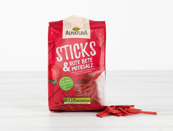 Bio Sticks Rote Bete, 100g von Alnatura liefern lassen!
