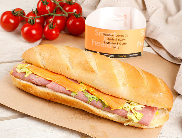 Have the Sandwich Jumbo - Turkey from Le Futur Bio delivered