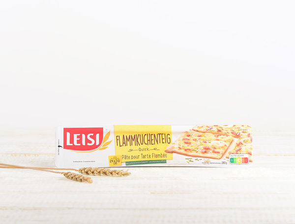 Flammkuchenteig eckig ausgewallt, 260g von Leisi liefern lassen