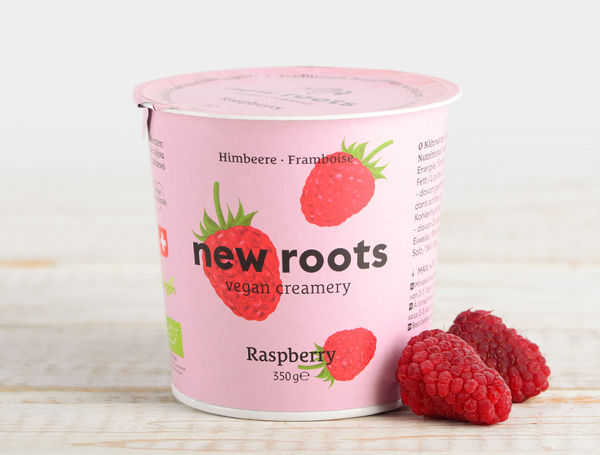 Bio Himbeer Joghurt, 350g von New Roots liefern lassen!