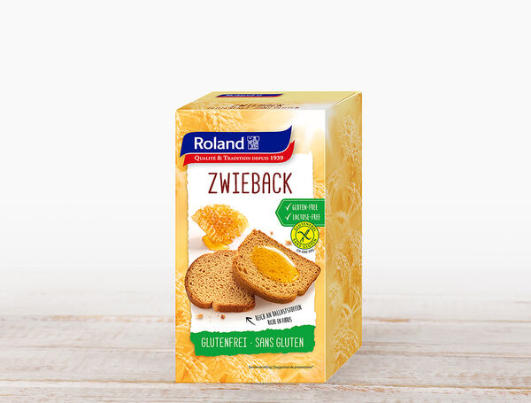 Roland Zwieback glutenfrei, 165g von Roland liefern lassen
