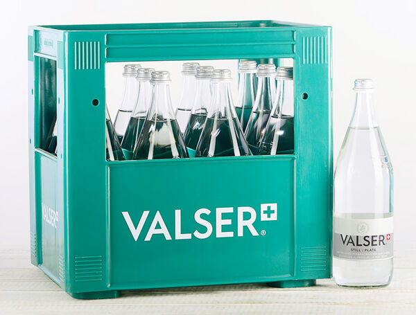 Mineralwasser still, 12 x 1l von Valser liefern lassen!