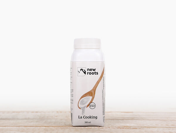 Pflanzliche Alternative La Cooking von New Roots liefern lassen