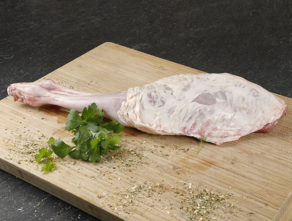 Have the Milk-fed Lamb Leg with Bone from Axuria delivered