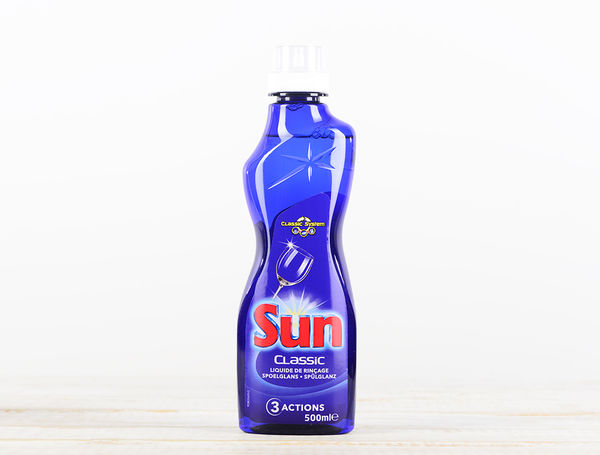 Have the Dishwasher rinse aid, 500ml from Sun quickly delivered