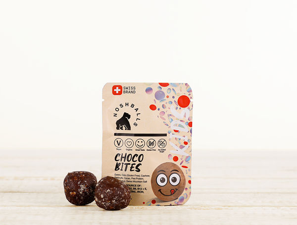 Bio Choco Bites Kids, 2x20g von Noshballs liefern lassen