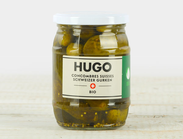 Have the Swiss Bio Cucumbers Pickled, 290g from Hugo delivered