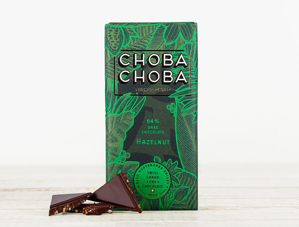 Have the Bio Chocolate Hazelnut from Choba Choba delivered