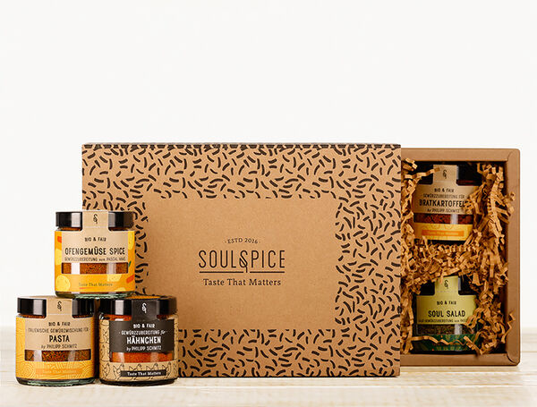 Bio Geschenkset Feinschmecker von Soulspice liefern lassen