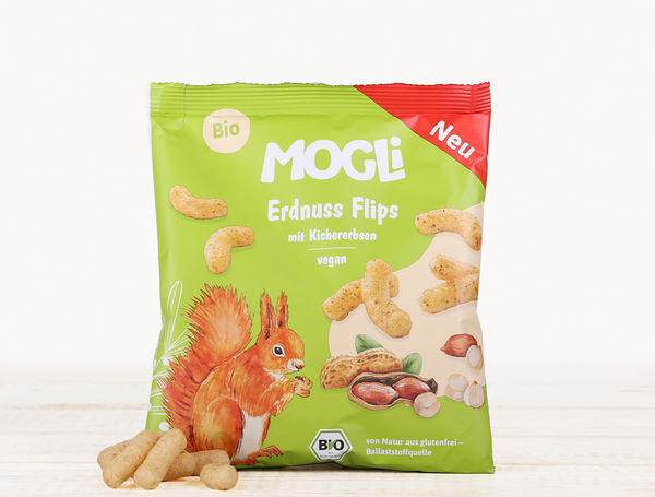 Bio Erdnuss Flips mit Kichererbsen, 30g von Mogli liefern lassen