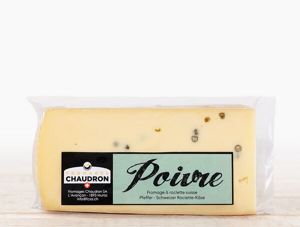 Have the Raclette cheese pepper from Fromages Chaudron delivered