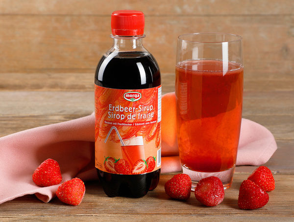 Have delivered Strawberry Syrup with Fructose from Morga