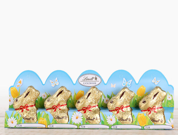 Goldhase Ostern, 5x10g von Lindt & Sprüngli liefern lassen