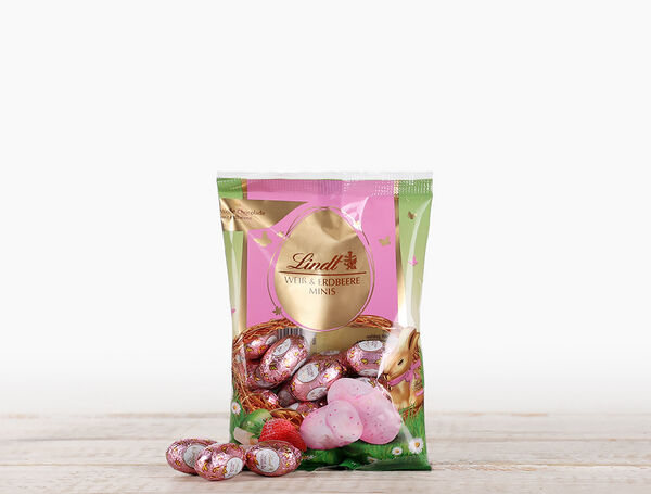 Have the Eggs Strawberry Easter, 100g from Lindt delivered