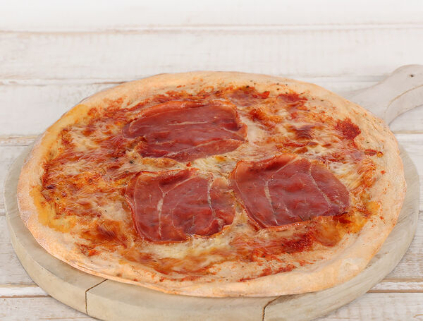 Have the Pizza with cured ham from Mozza'Fiato delivered