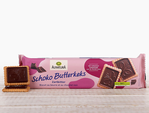 Bio Schoko Butterkeks, 130g von Alnatura liefern lassen