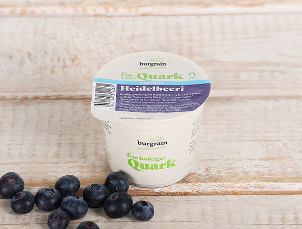 Have the Bio Quark Blueberry, 125g from Burgrain delivered