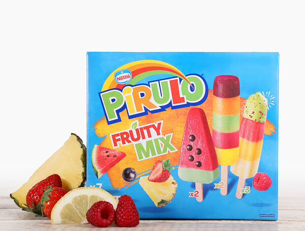 Pirulo Fruity Mix, 7 Stück, 411ml von Froneri liefern lassen