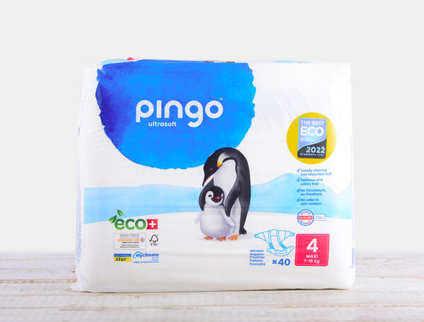 Pingo Windeln Gr4 (7-18kg), 40 Stk von Hyga liefern lassen