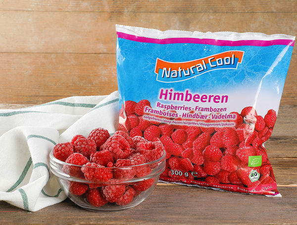 Bio Himbeeren gefroren von Felderzeugnisse liefern lassen