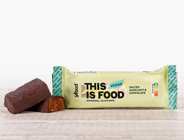 Have the Protein Bar Salted Hazelnut from YFood delivered