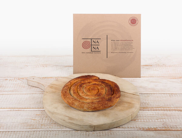 Pite mit Rindshackfleisch, 19cm von Te Nana liefern lassen