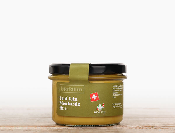 Bio Senf fein, 200g von Biofarm schnell liefern lassen!
