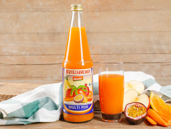 Bio Multifruchtsaft "Multi Pur" Demeter, 70cl von BEUTELSBACHER liefern ...