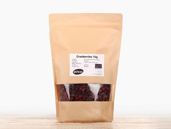 Bio Cranberries gesüsst 1kg von Pico bequem liefern lassen