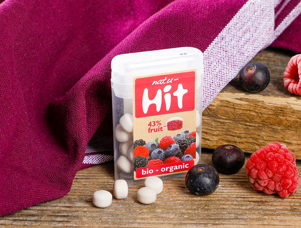 natu-Hit Organic Dragées Fruit, 11g delivered from DULSA