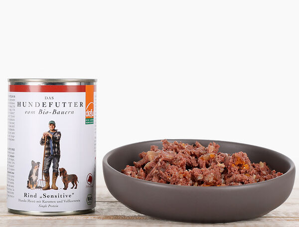 Have the Dog Wet Food Sensitive Beef from Defu delivered