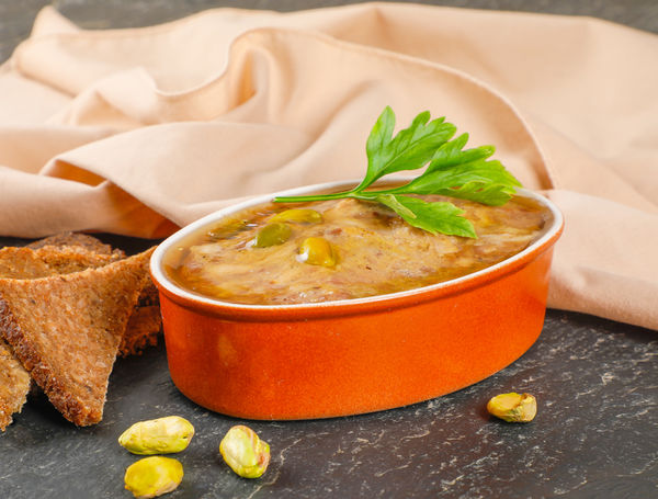 Pheasant terrine with Pinot Gris delivered by ETS Fournier