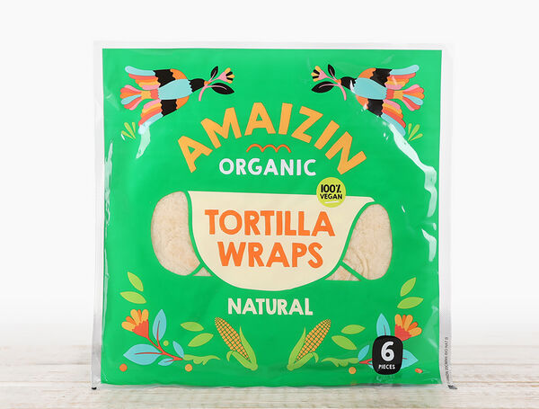 Bio Tortilla Wraps Wheat Flour von Amaizin liefern lassen