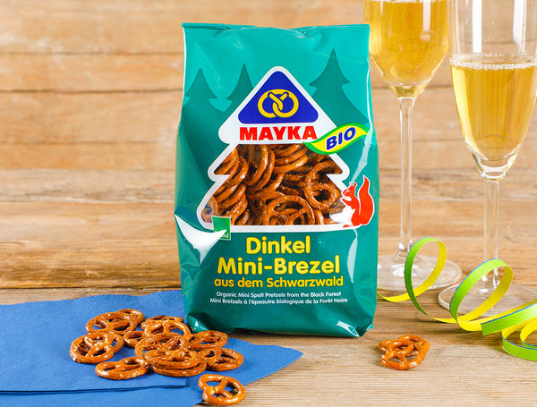 Mini bretzels à l'épeautre bio, 150g de Mayka chez vous