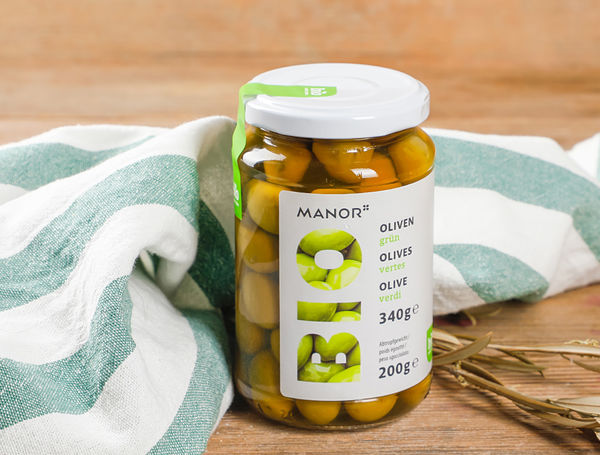 Bio Oliven grün, 200g von Manor Bio schnell liefern lassen