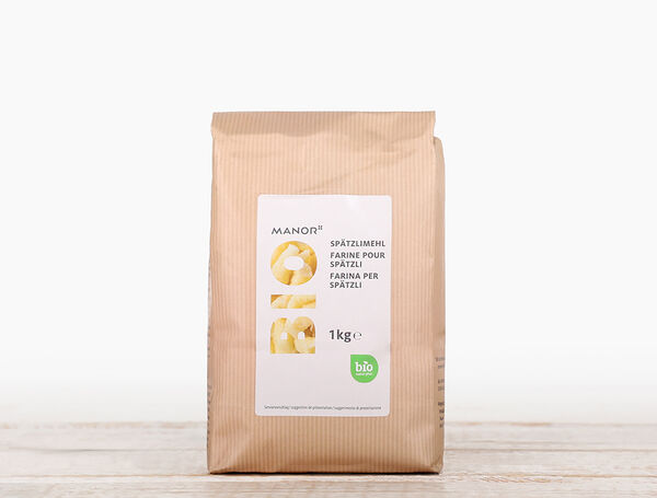 Have the Bio Flour for Spätzli, 1kg from Manor delivered