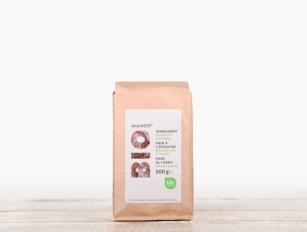 Have the Bio Spelt Bread Mix, 500g from Manor delivered