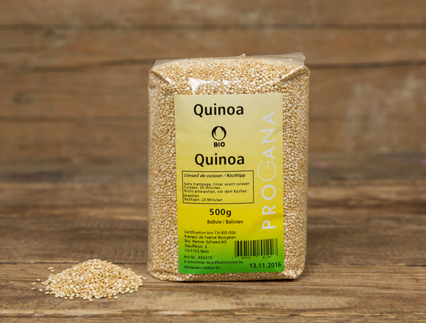 Quinoa blanc bio, 500g – Bourgeon Bio, Sans gluten – Farmy.ch