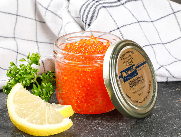 Have delivered quick Trout Roe, 100g from Ravenstrup Molle