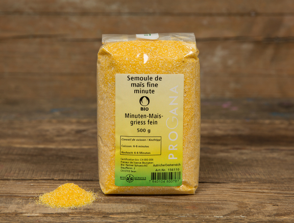 Bio Mais-Griess fein, 500g von Progana liefern lassen