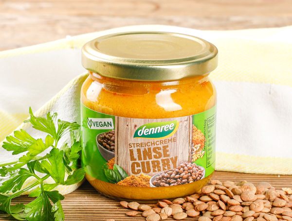 Have the Bio Spread Cream Lentils-Curry from dennree delivered