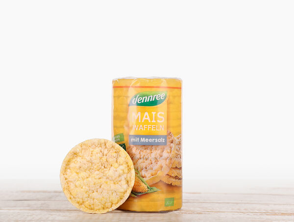 Bio Maiswaffeln mit Meersalz von dennree liefern lassen