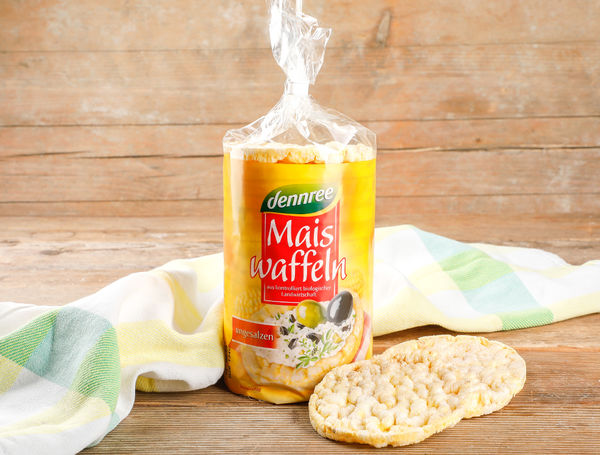 Bio Maiswaffeln ungesalzen 120g von dennree liefern lassen