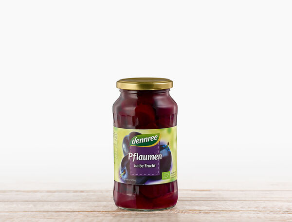 Bio Pflaumen halbe Frucht, 305g von dennree liefern lassen