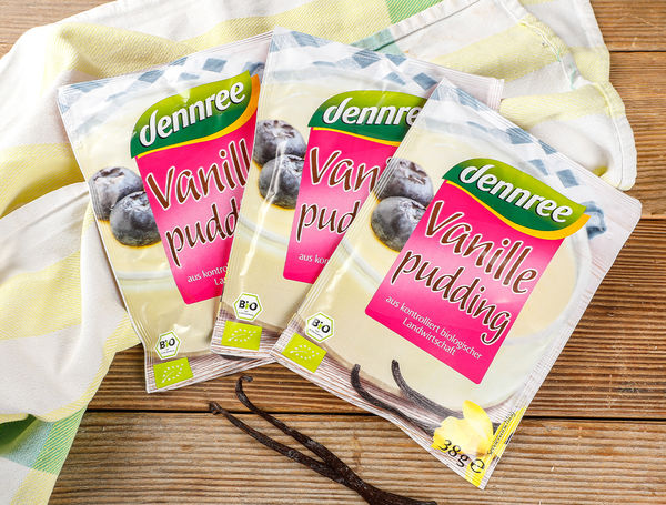 Have the Bio Pudding Vanilla, 3 pieces from dennree delivered