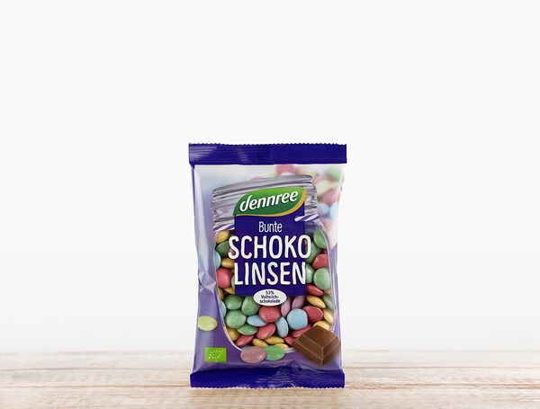 Bio Bunte Schokolinsen, 100g von dennree liefern lassen
