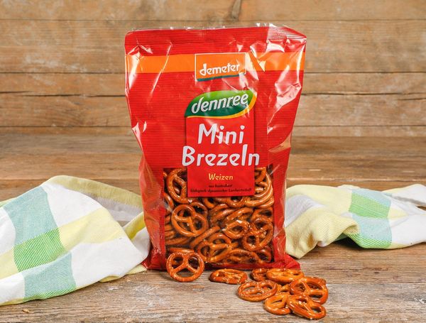 Bio Mini Brezeln Demeter, 150g von dennree liefern lassen