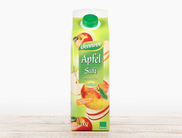 Have the Bio Apple Juice natural cloudy from dennree delivered